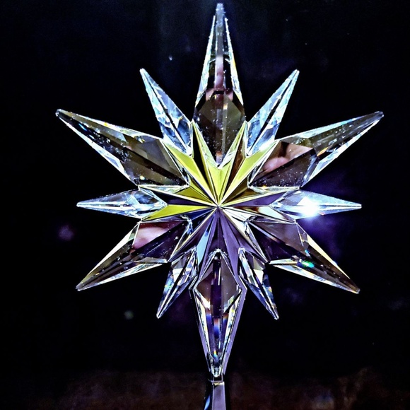Swarovski | Holiday | Swarovski Crystal Star Rockefeller Tree Topper ...